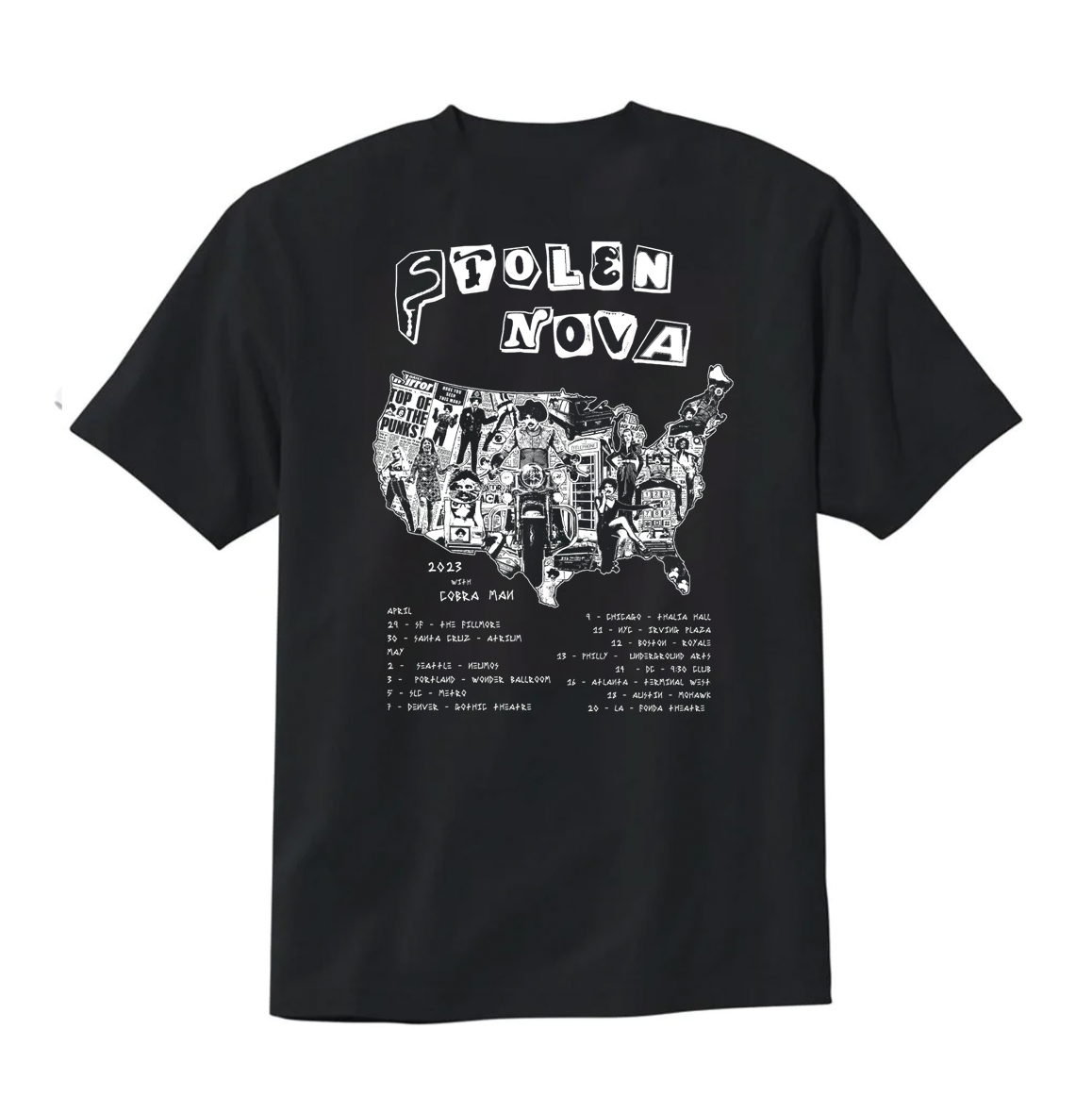"Stolen Nova Logo" Tee Black